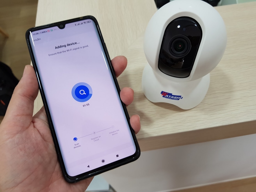 รีวิวการติดตั้งกล้องวงจรปิดไร้สาย Watashi CCTV ดูจุดเก็บเงิน แคชเชียร์ ...